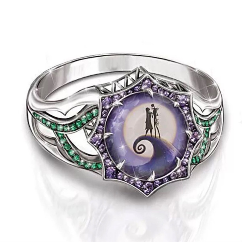 Nightmare Jack & Sally Ring - Gem